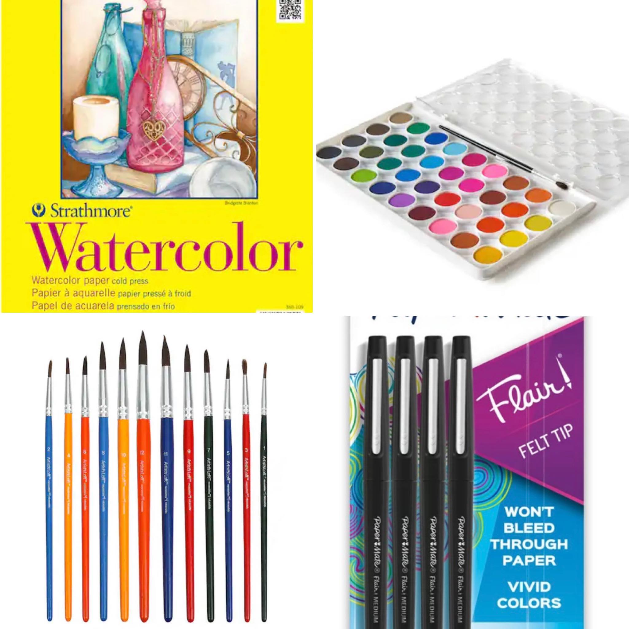 » Mind Calming Watercolor Activity